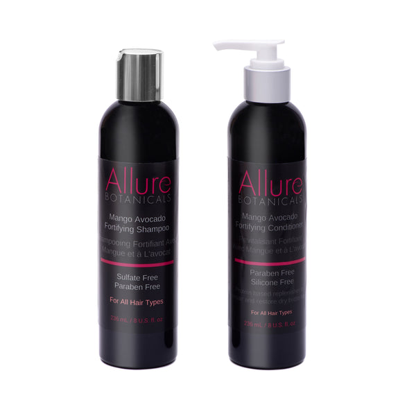 Mango Avocado Fortifying Shampoo + Conditioner Bundle – Allure Botanicals